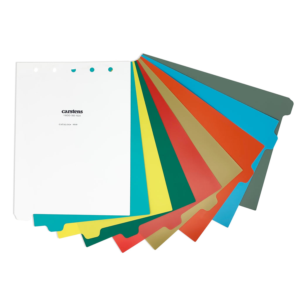 plastic folder separators