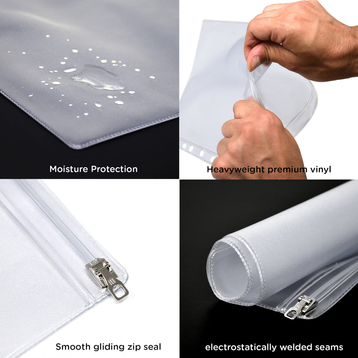 Zipper Pocket for Side Opening Ring Binders | Carstens – RingBinderShop.com