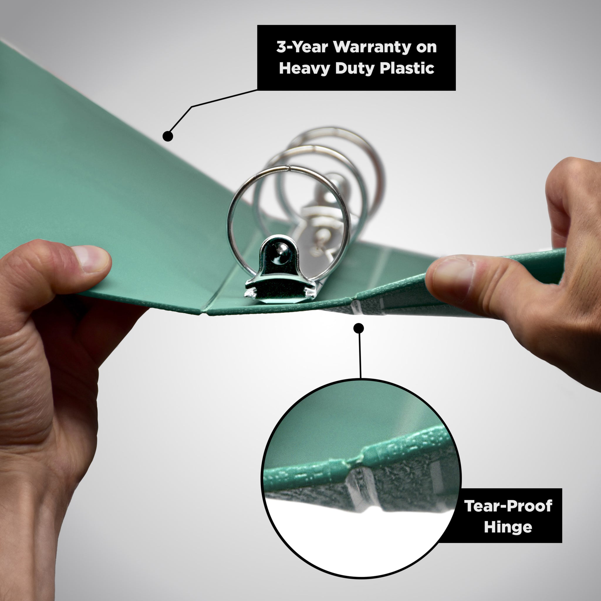 1.5-Inch Heavy Duty 3-Ring Binder – Side Opening | Carstens ...