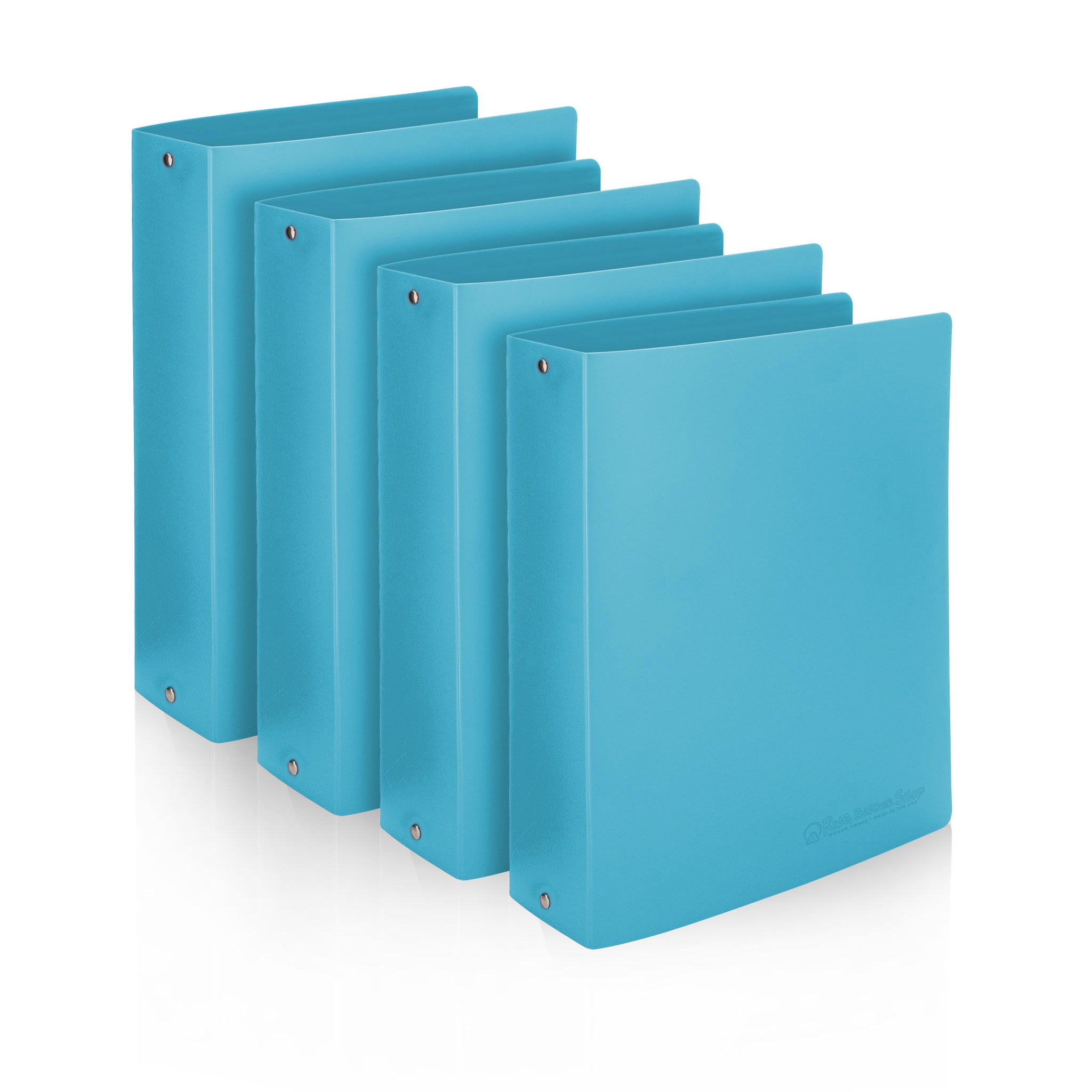 Premium Economy 2 Inch 3 Ring Binder, Side Opening (Pack of 4 ...